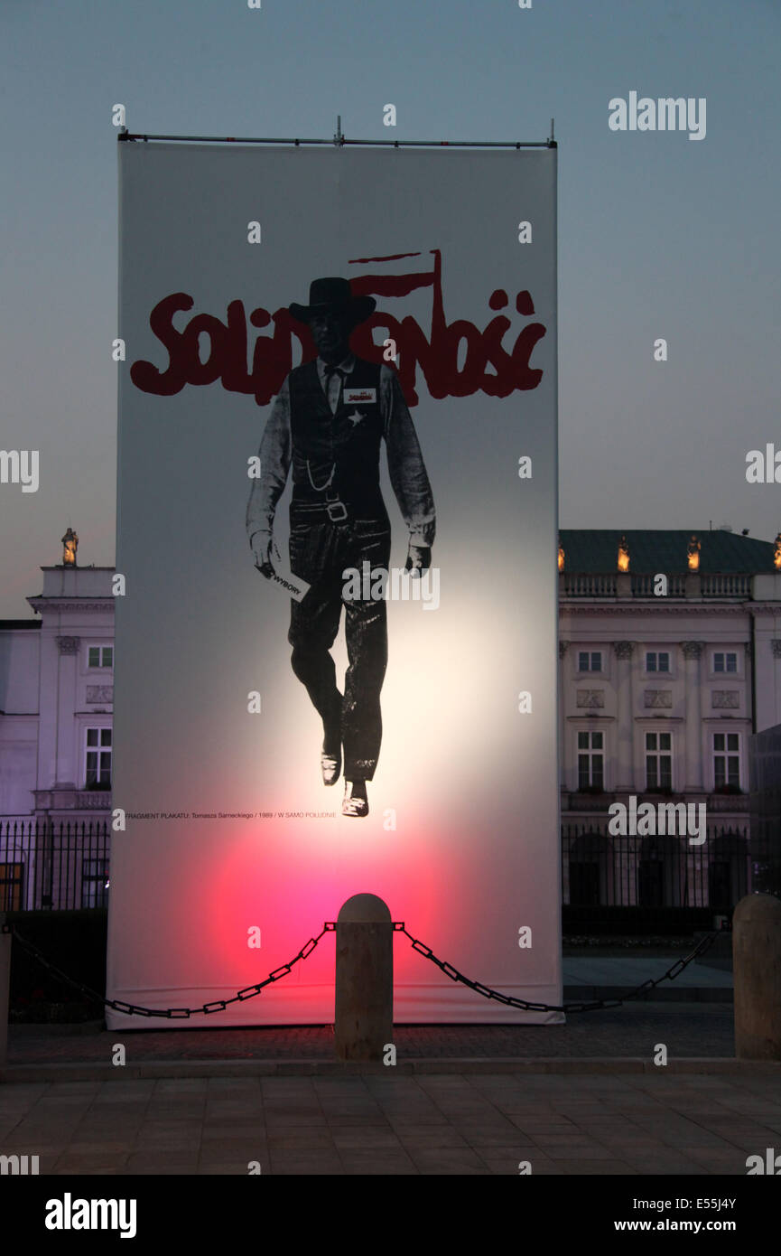 25th anniversary of Solidarity and Freedom in Poland Stock Photo - Alamy