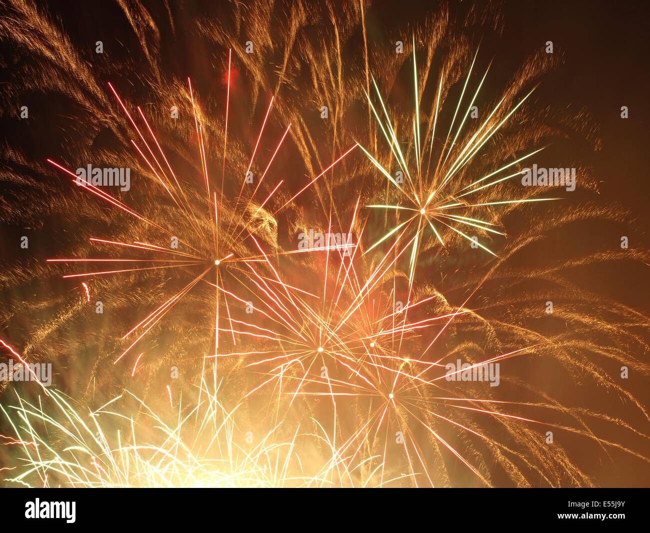 Fireworks of colours hi-res stock photography and images - Alamy