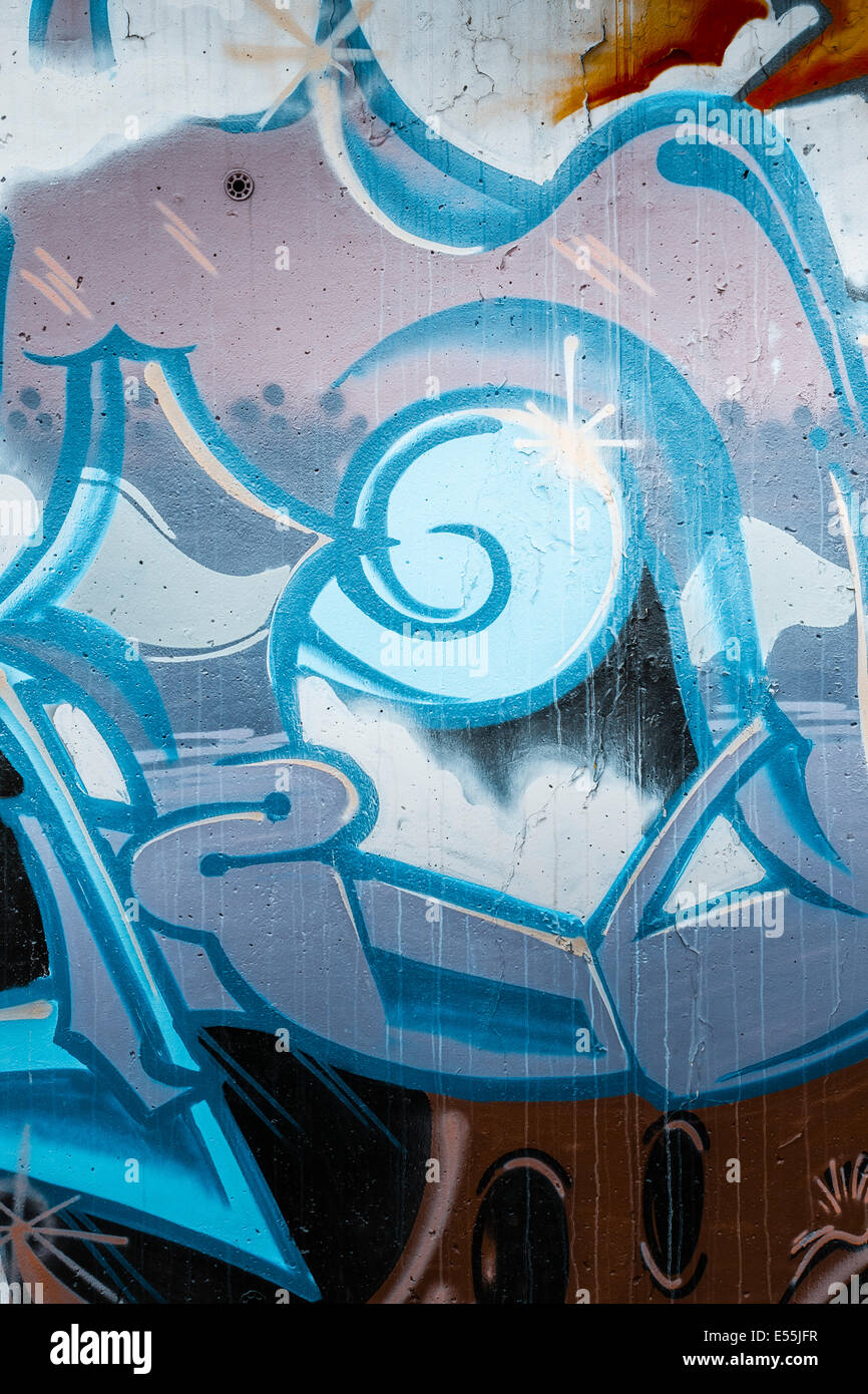 Colorful graffiti, abstract grunge grafiti background over textured ...