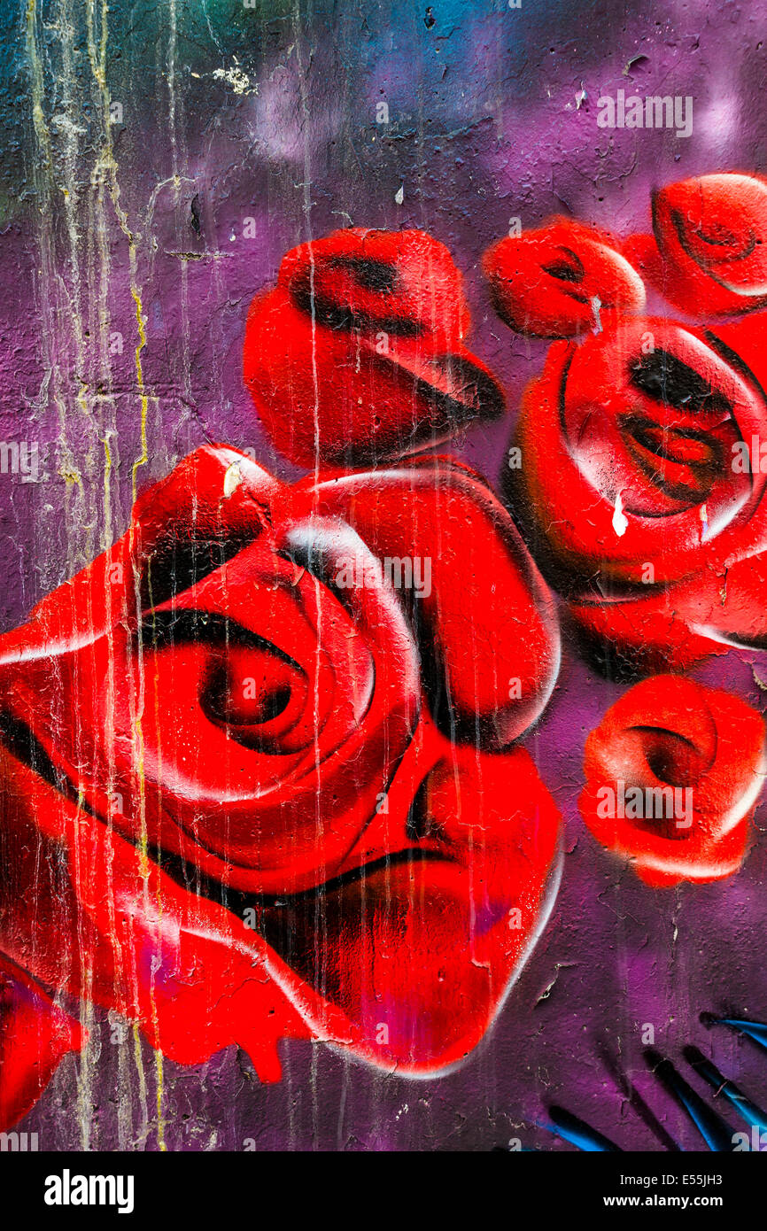 Colorful graffiti, abstract grunge grafiti background over textured ...