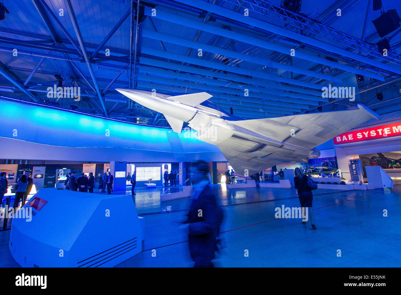 The BAE Systems Typhoon was displayed at the 2014 Farnborough ...