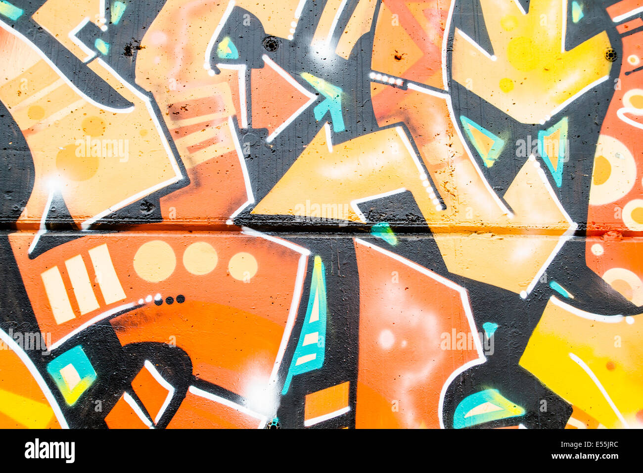 Colorful graffiti, abstract grunge grafiti background over textured ...