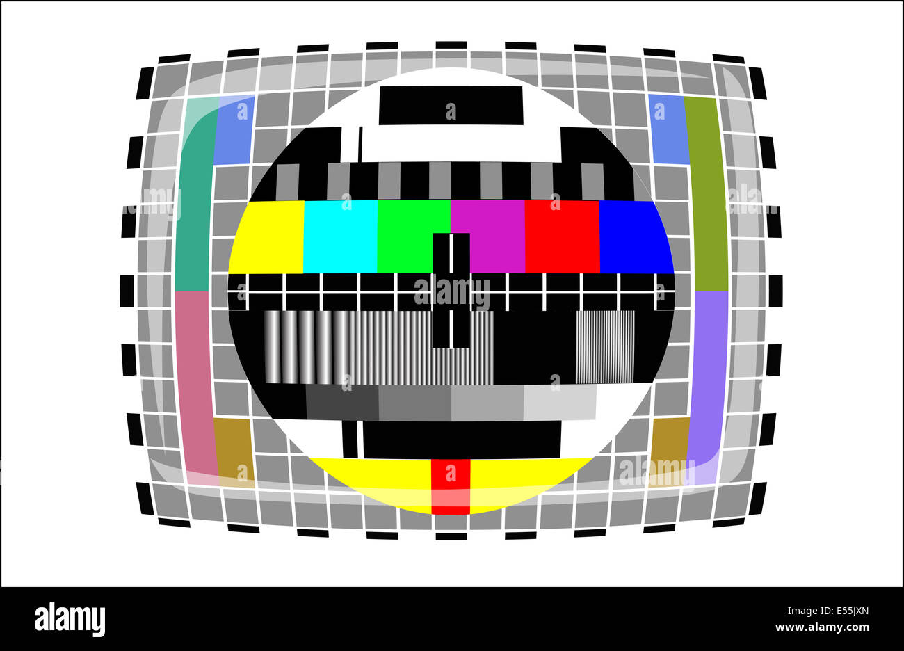 Television test pattern color bars hi-res stock photography and images ...