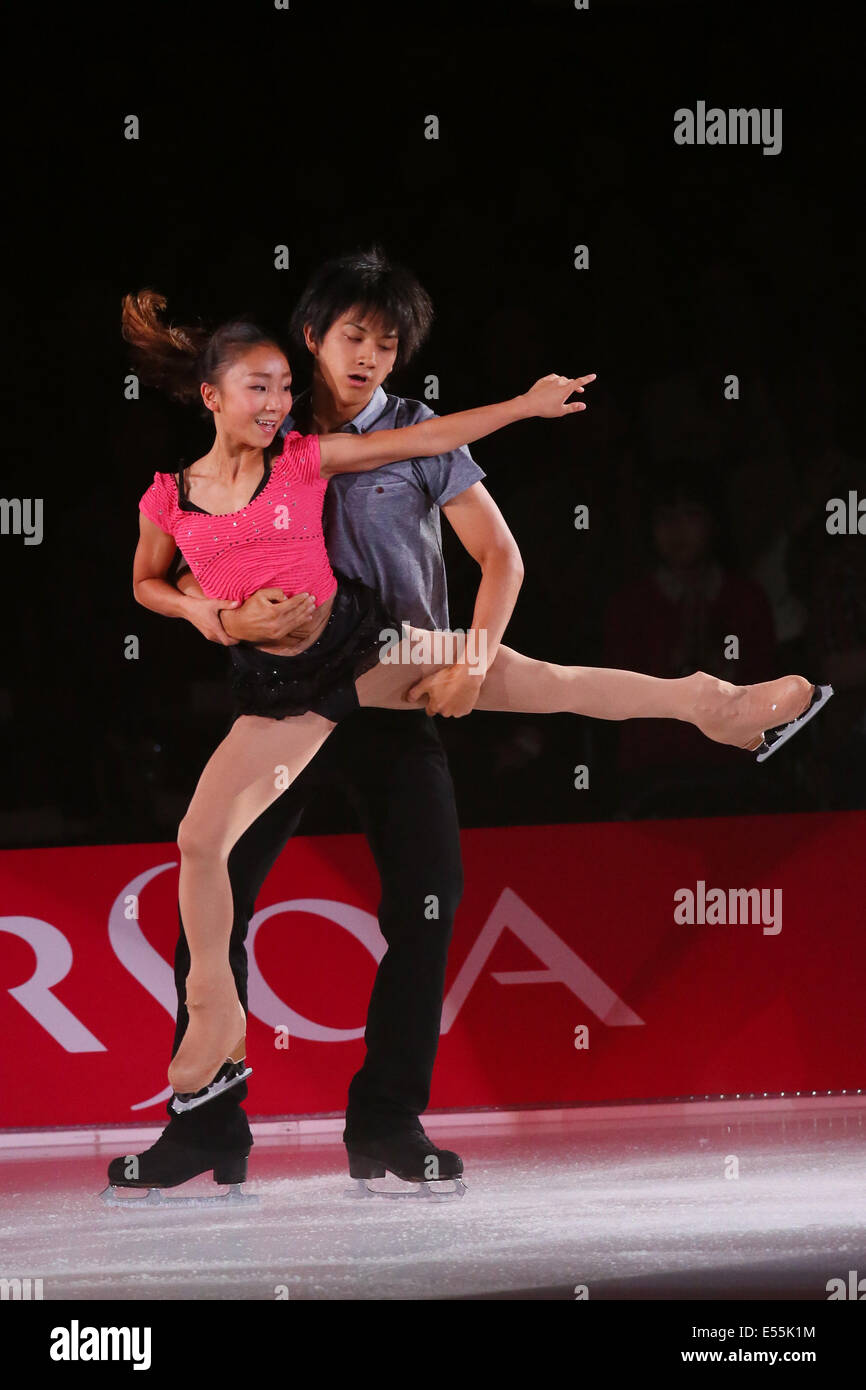 White Ring, Nagano, Japan. 20th July, 2014. Narumi Takahashi & Ryuichi ...