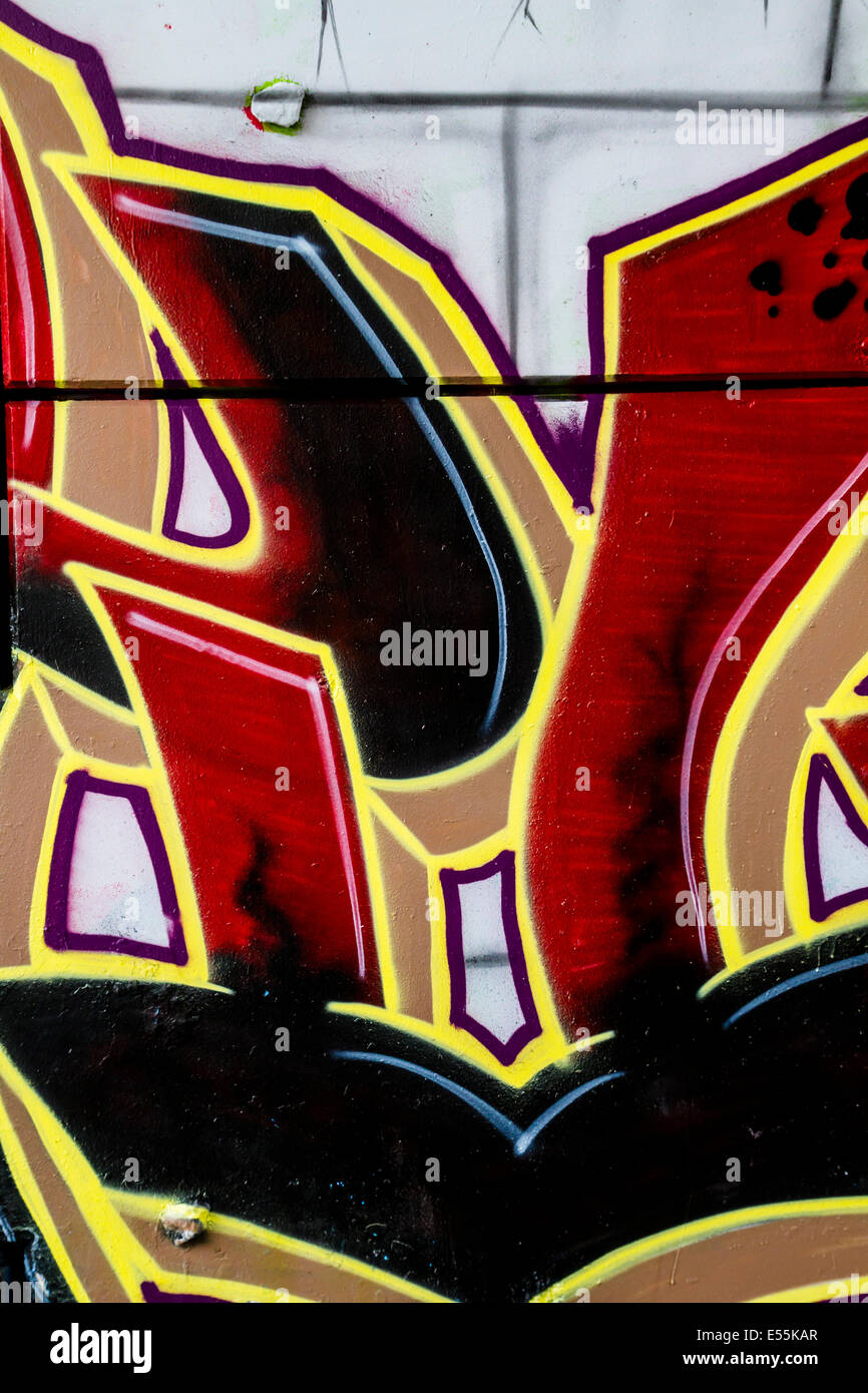 Grafiti wallpaper red hi-res stock photography and images - Alamy