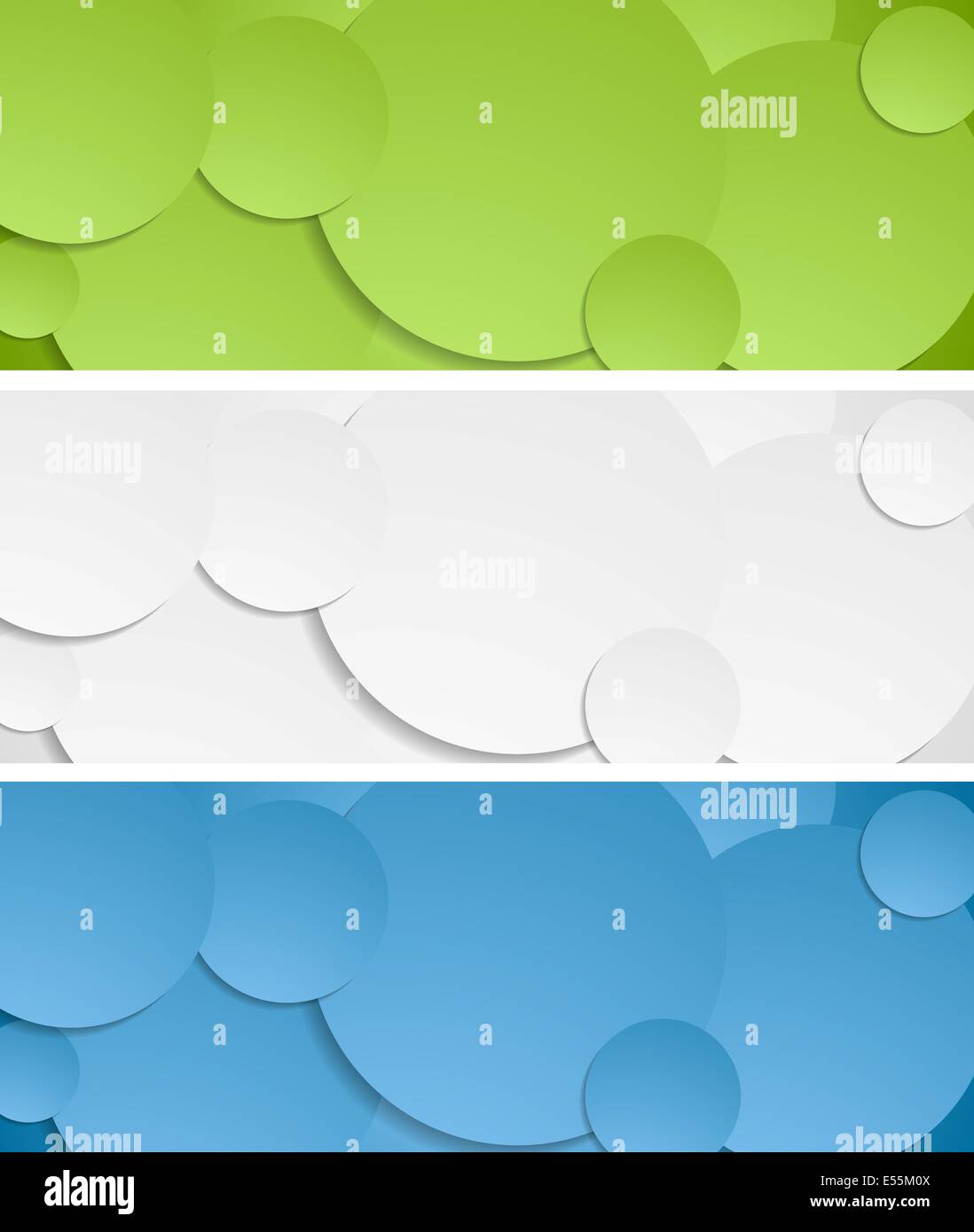 Vector bright banners with circles hi-res stock photography and images ...