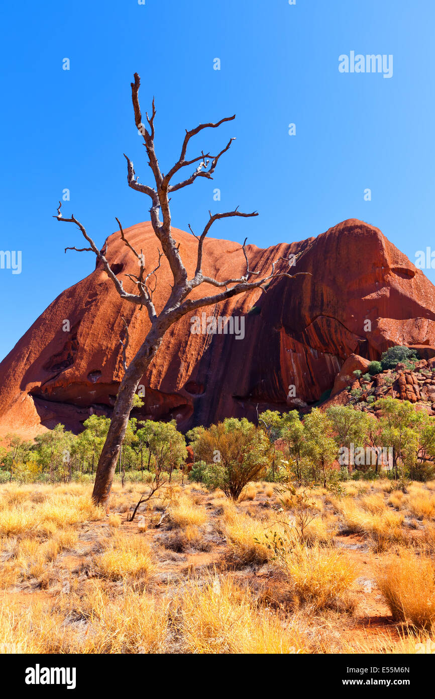 outback landscape red rock hiking Uluru Ayers Central Australia ...