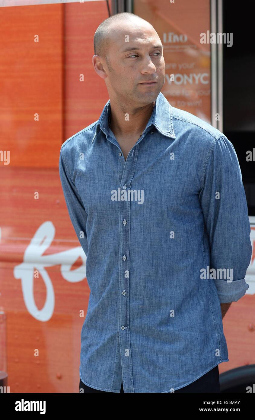 New York, NY, USA. 21st July, 2014. Derek Jeter at a public appearance ...