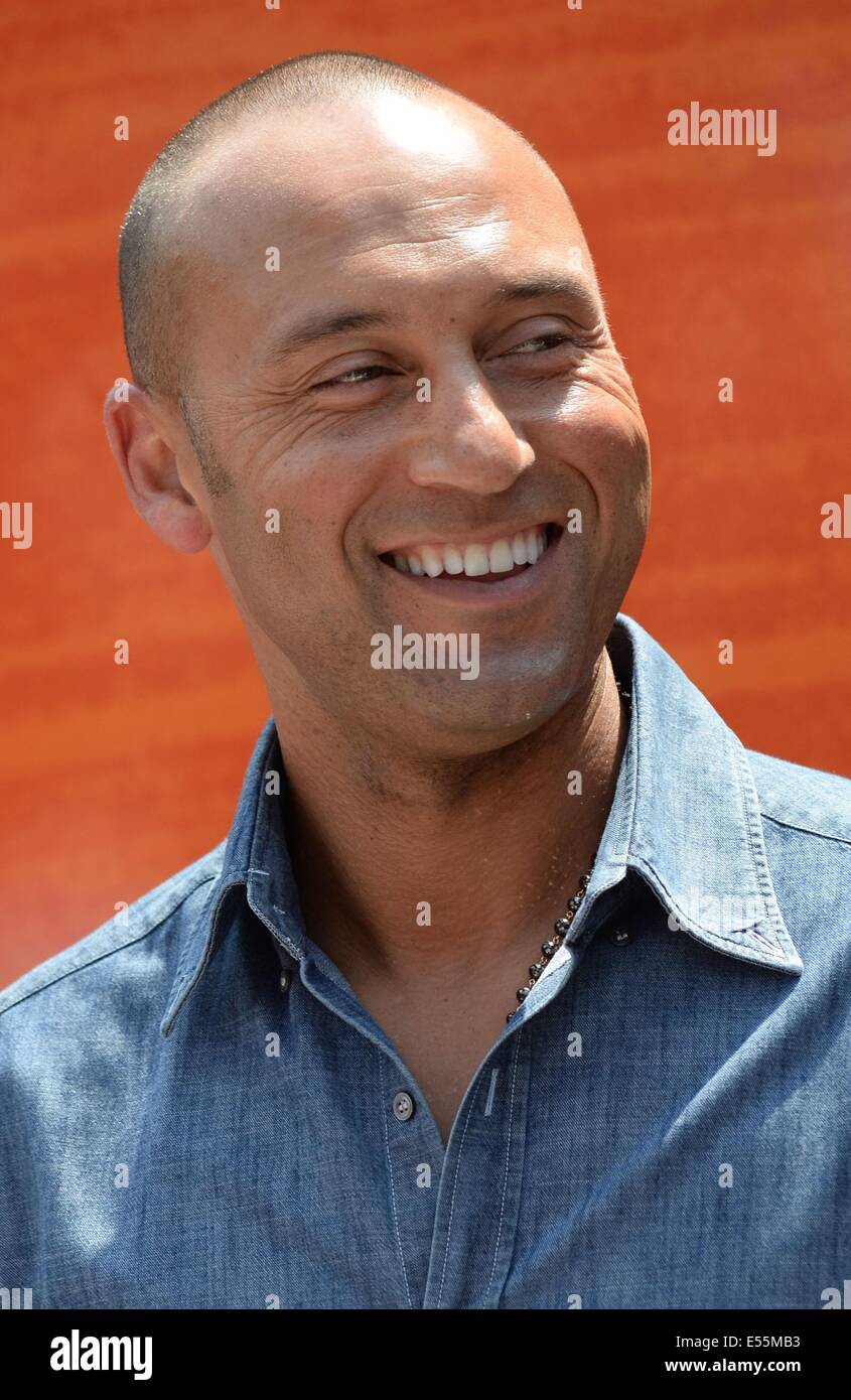 New York, NY, USA. 21st July, 2014. Derek Jeter at a public appearance ...