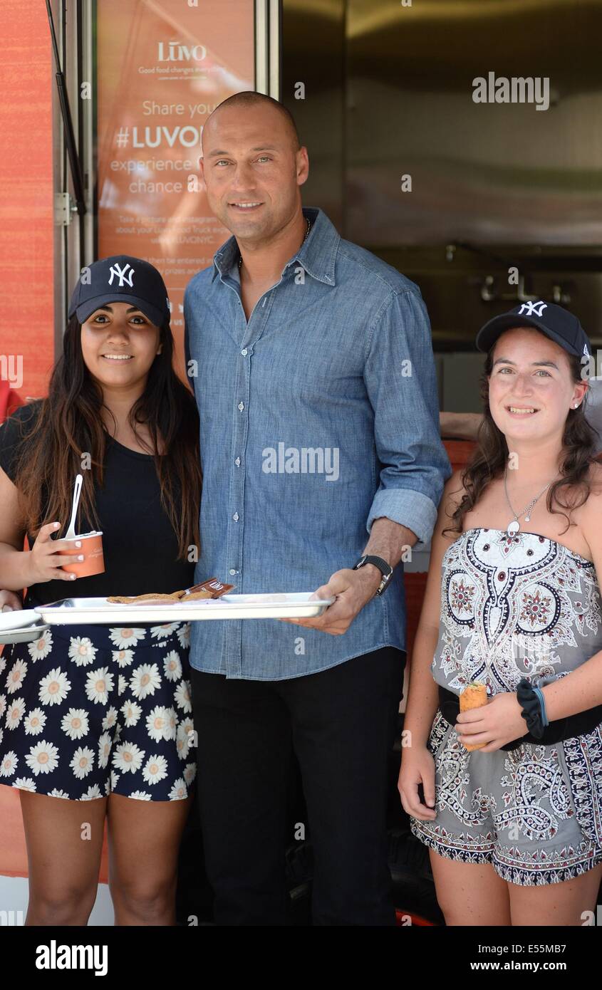 New York, NY, USA. 21st July, 2014. Derek Jeter at a public appearance ...