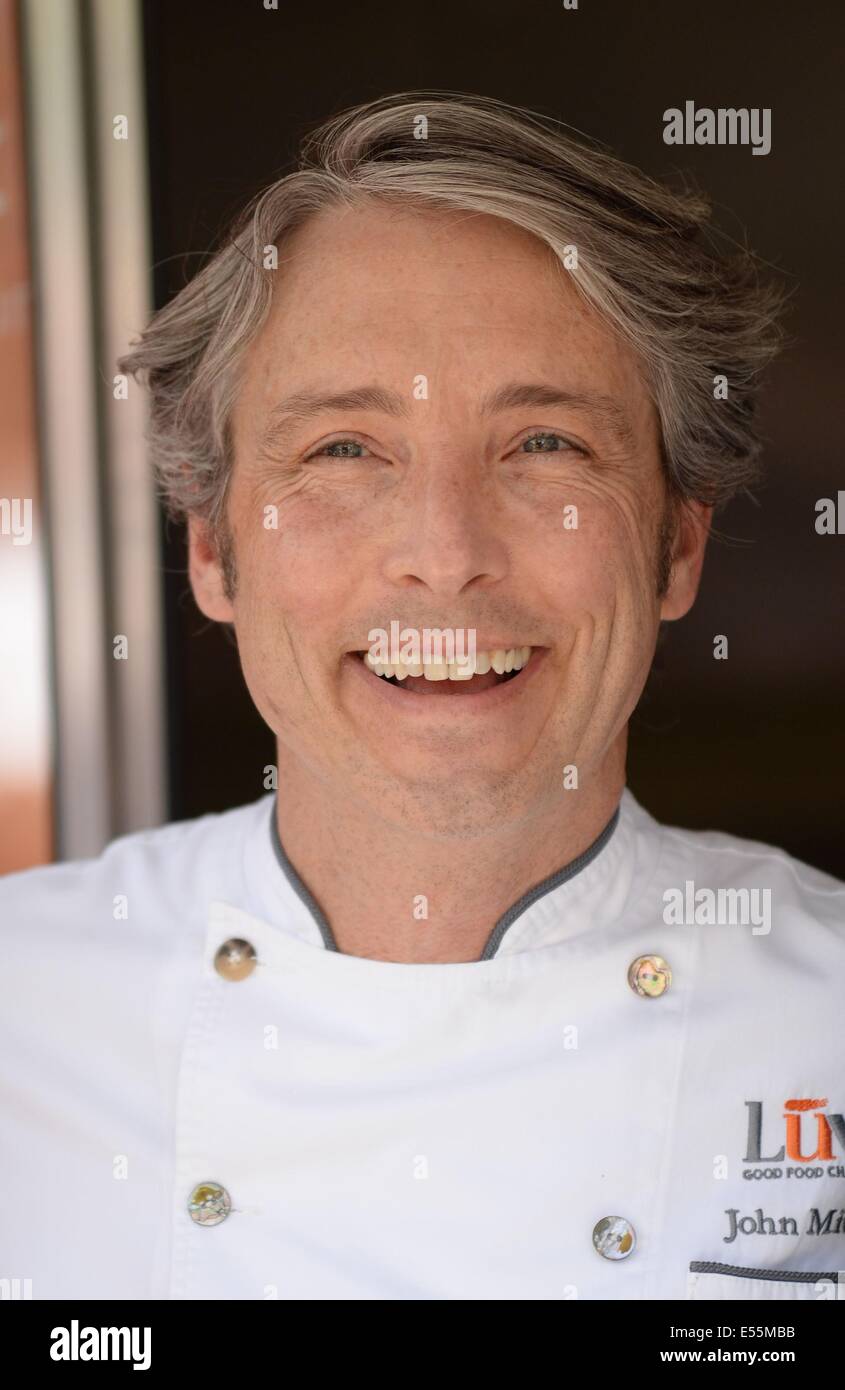 New York, NY, USA. 21st July, 2014. John Mitchell at a public ...