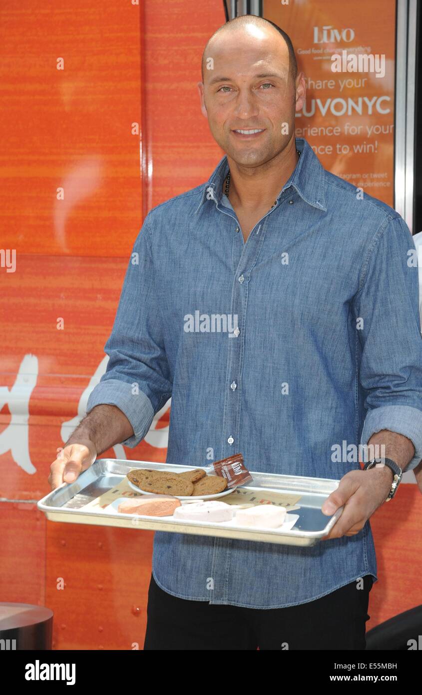 New York, NY, USA. 21st July, 2014. Derek Jeter at a public appearance ...