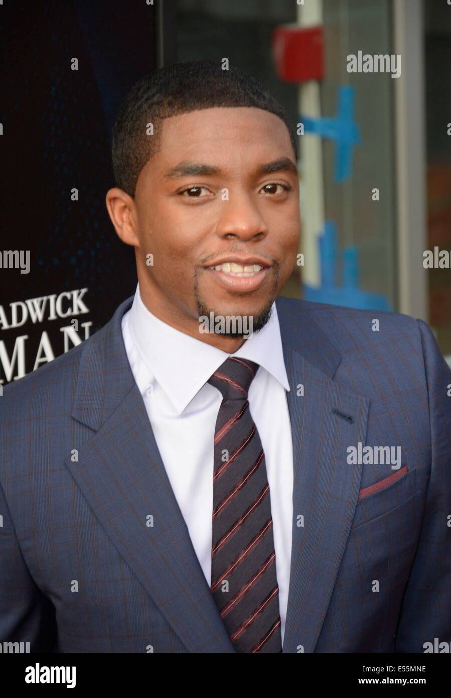 New York, NY, USA. 21st July, 2014. Chadwick Boseman at arrivals for ...