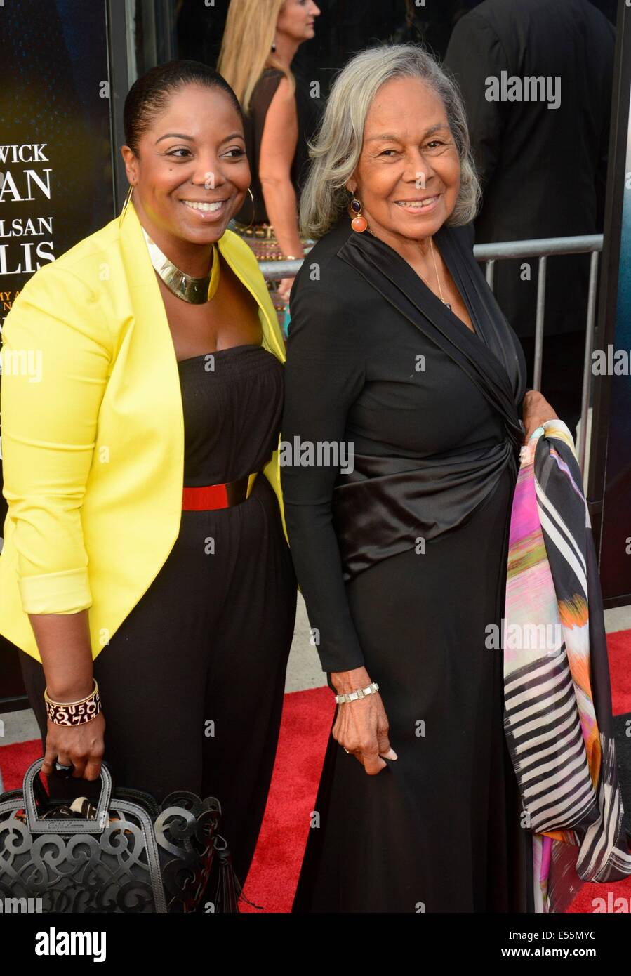New York, NY, USA. 21st July, 2014. Rachel Robinson and grandaughter at ...