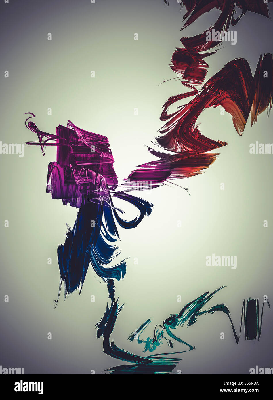 Digital, Creative design background, fractal styles with color design ...