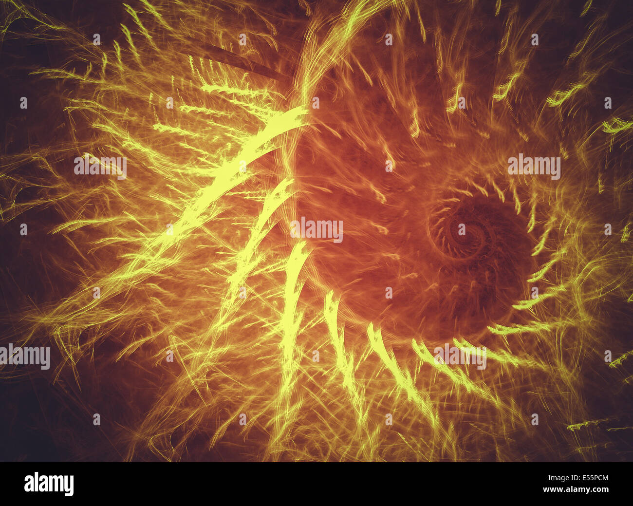 Abstract sun, Creative design background, fractal styles with color ...