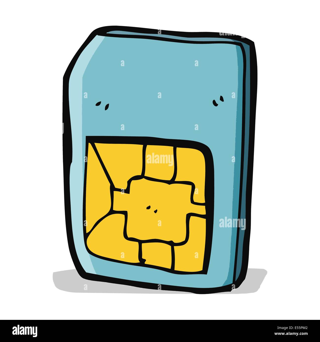 cartoon sim card Stock Vector Image & Art - Alamy