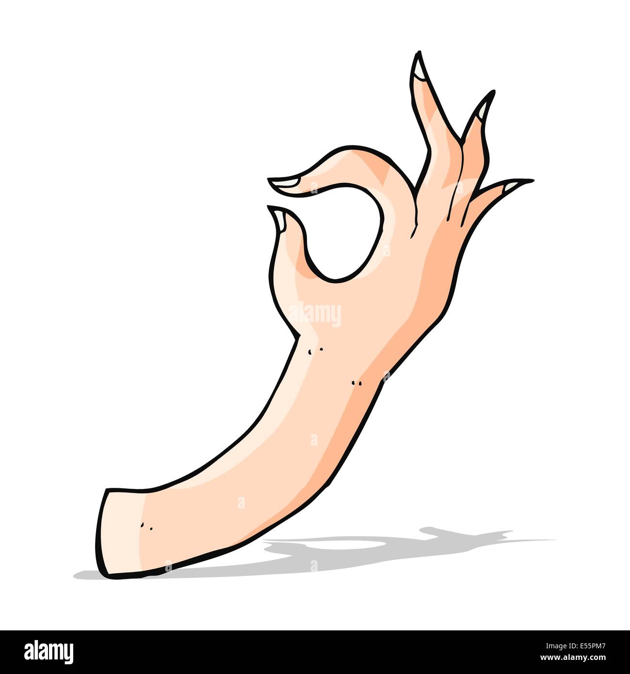 cartoon hand symbol Stock Vector Image & Art - Alamy