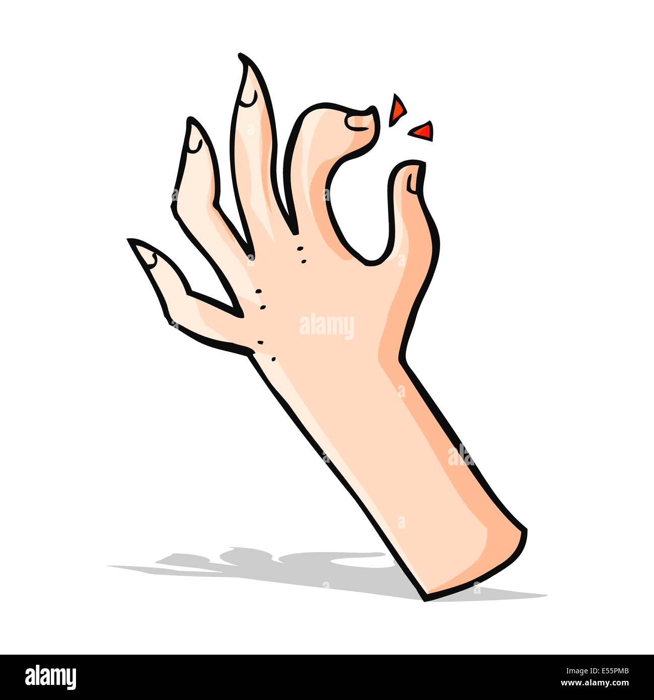 cartoon hand symbol Stock Vector Image & Art - Alamy