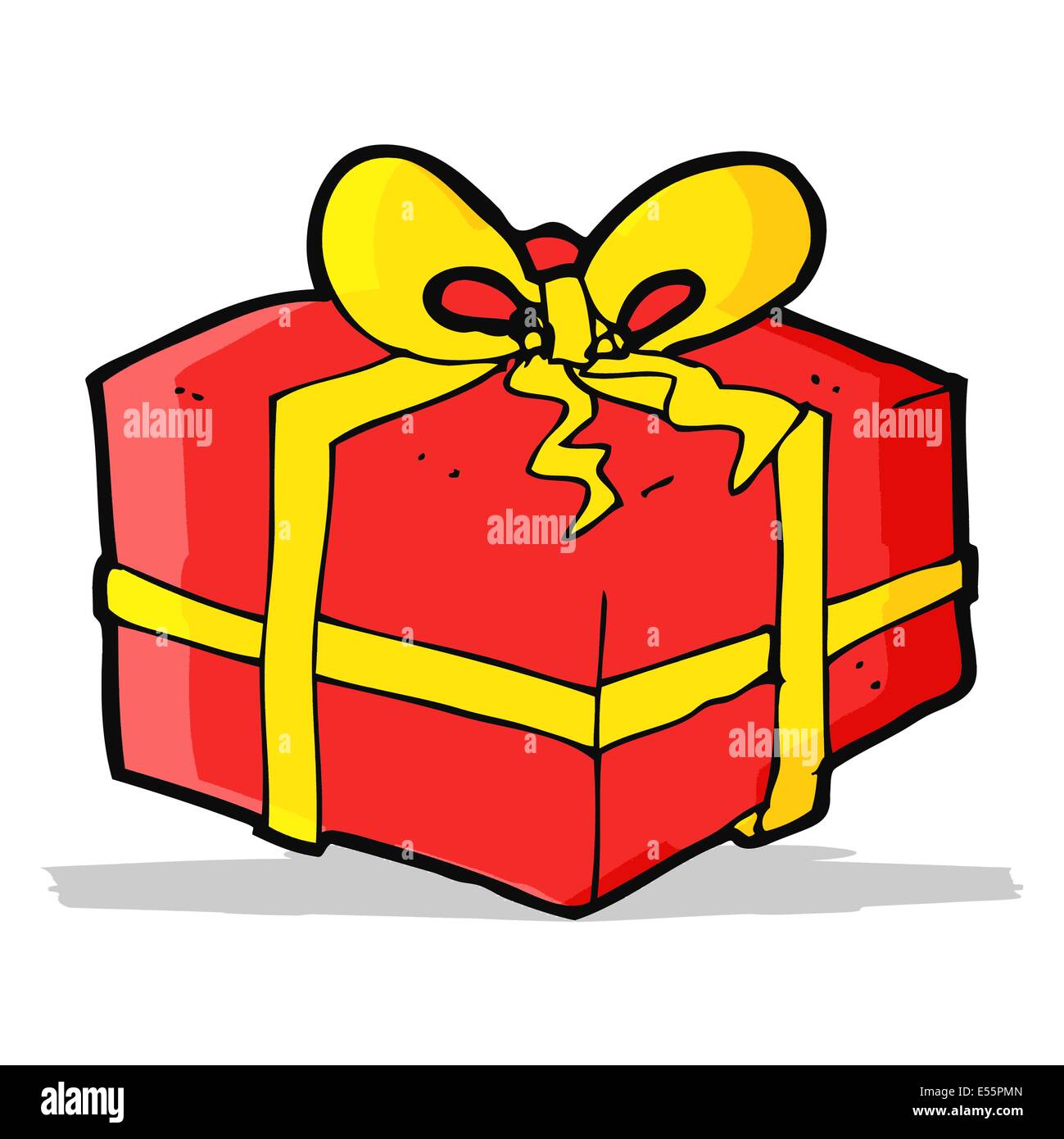 cartoon christmas present Stock Vector Image & Art - Alamy