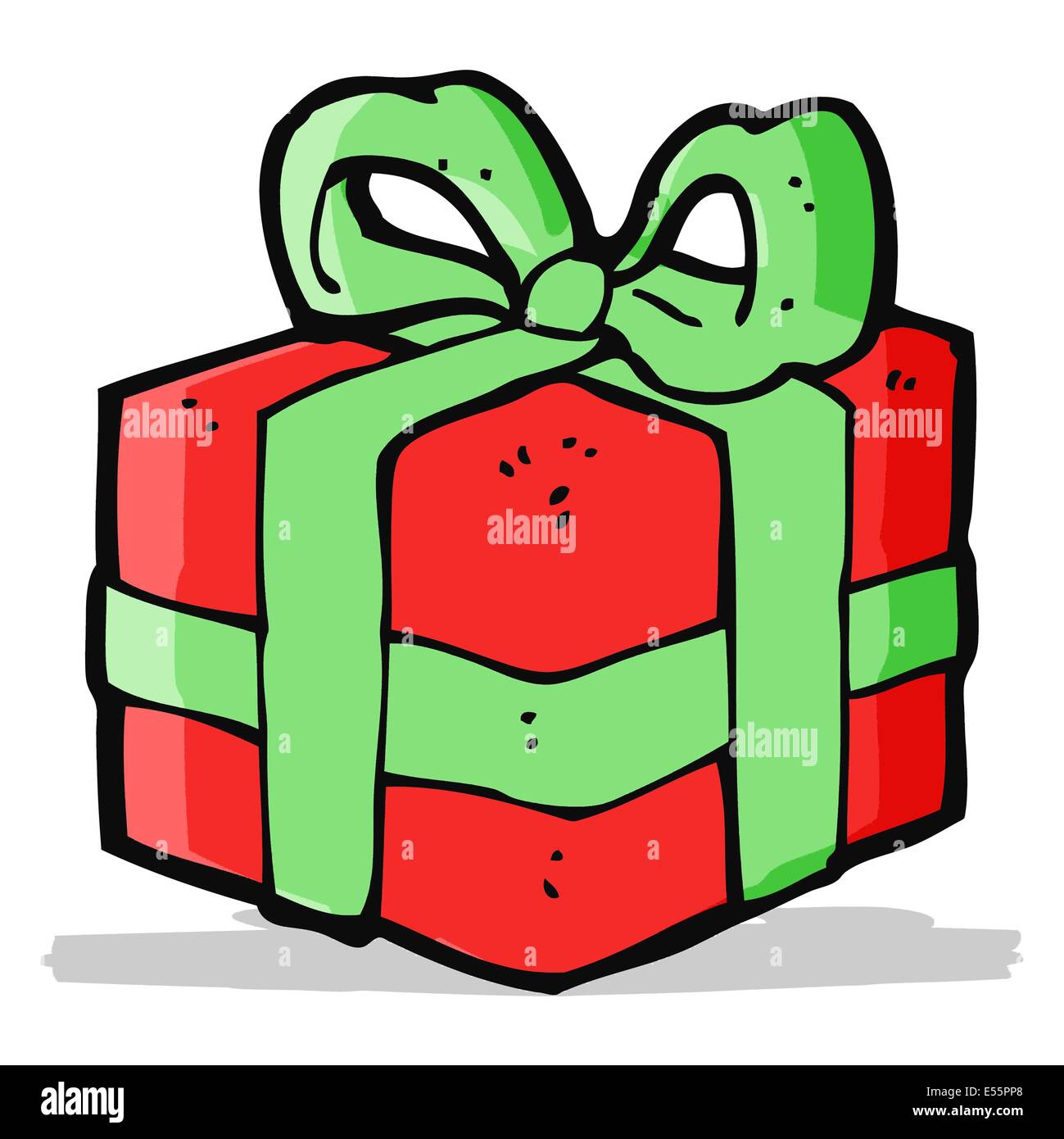 cartoon christmas present Stock Vector Image & Art - Alamy
