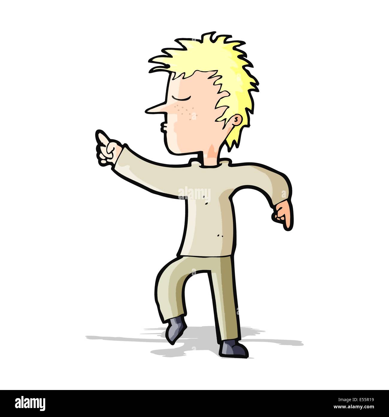 cartoon man pointing Stock Vector Image & Art - Alamy