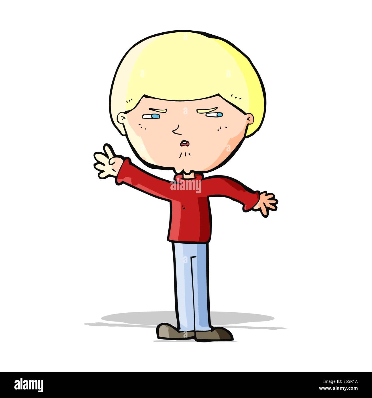 cartoon mean man Stock Vector Image & Art - Alamy