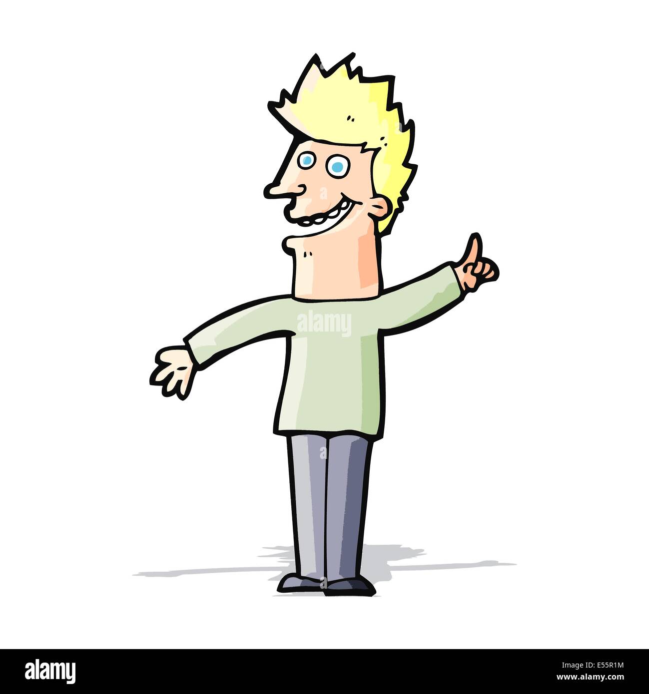 cartoon happy man Stock Vector Image & Art - Alamy