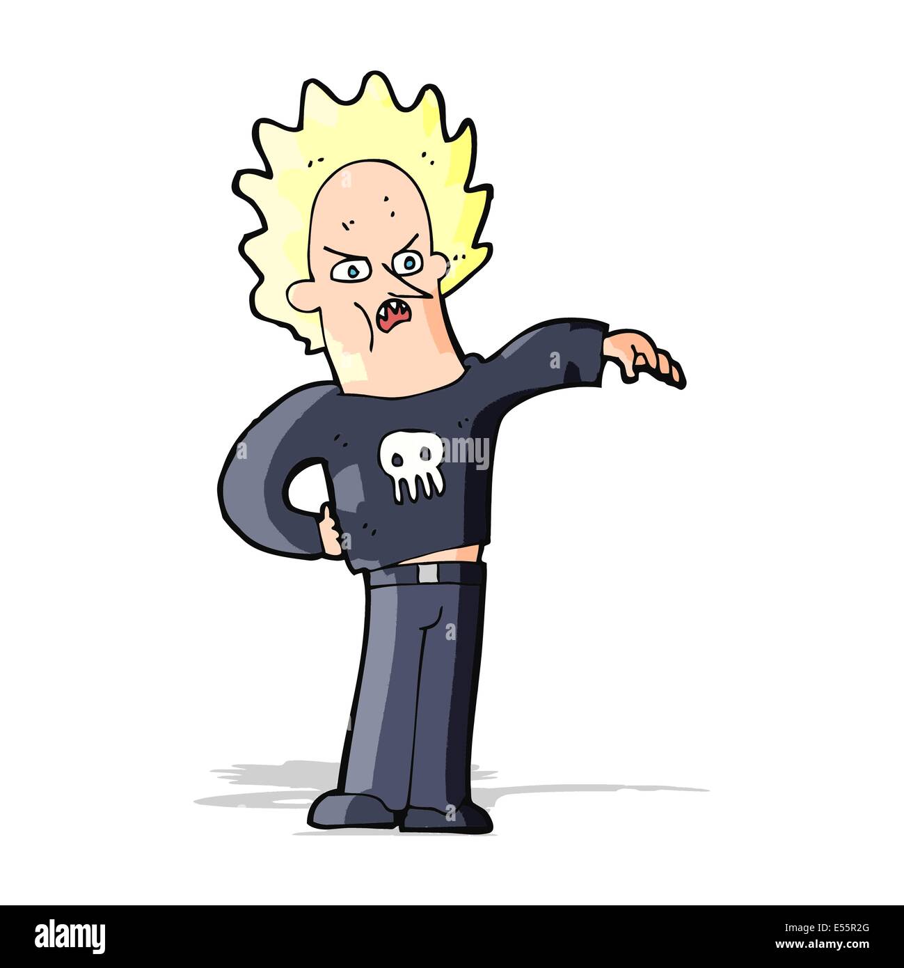 Nasty boy Stock Vector Images - Alamy