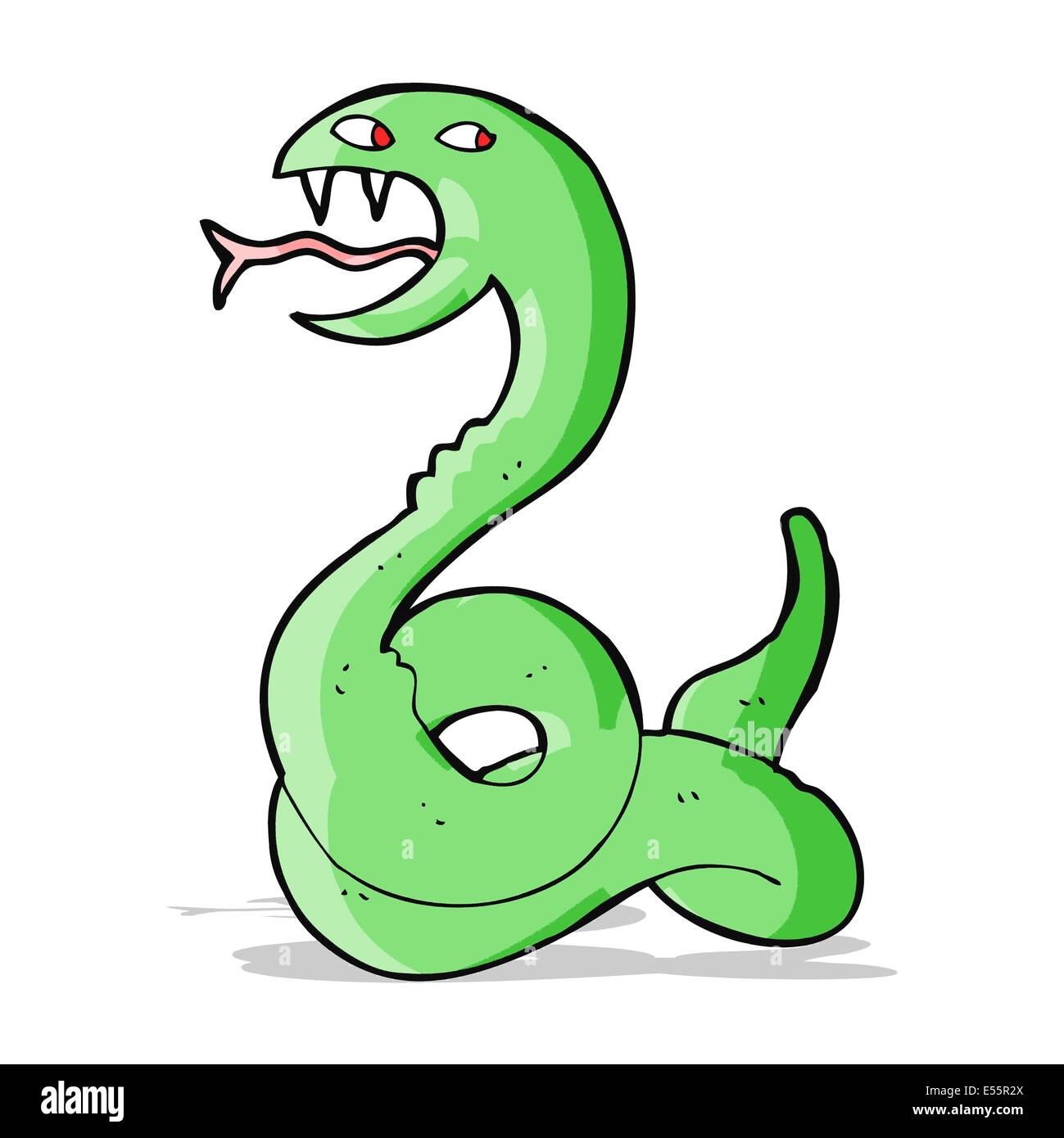 cartoon hissing snake Stock Vector Image & Art - Alamy