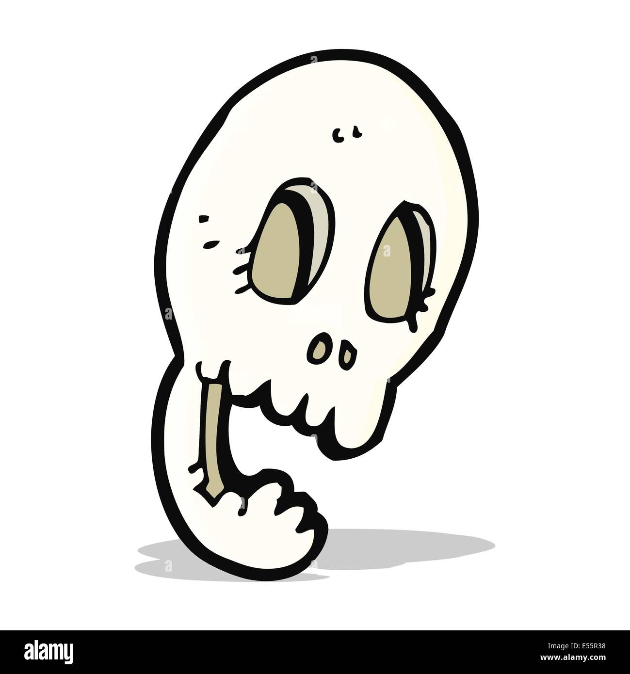 funny cartoon skull Stock Vector Image & Art - Alamy