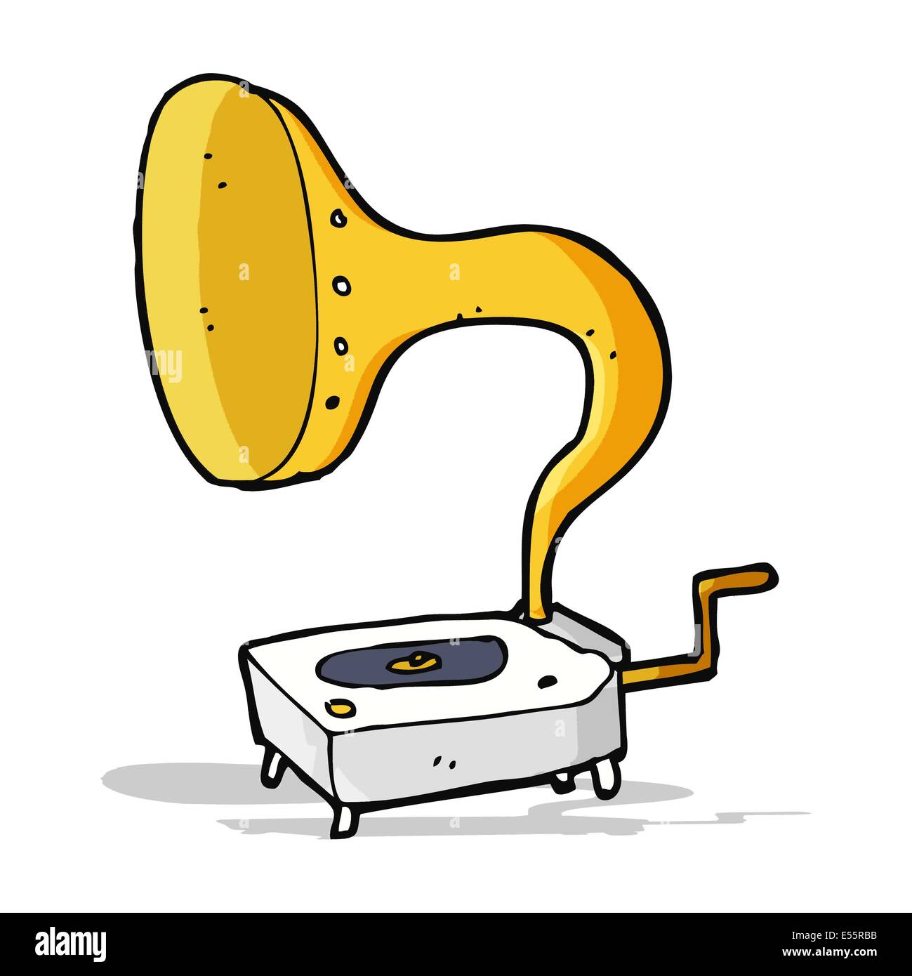 Cartoon phonograph Cut Out Stock Images & Pictures - Alamy