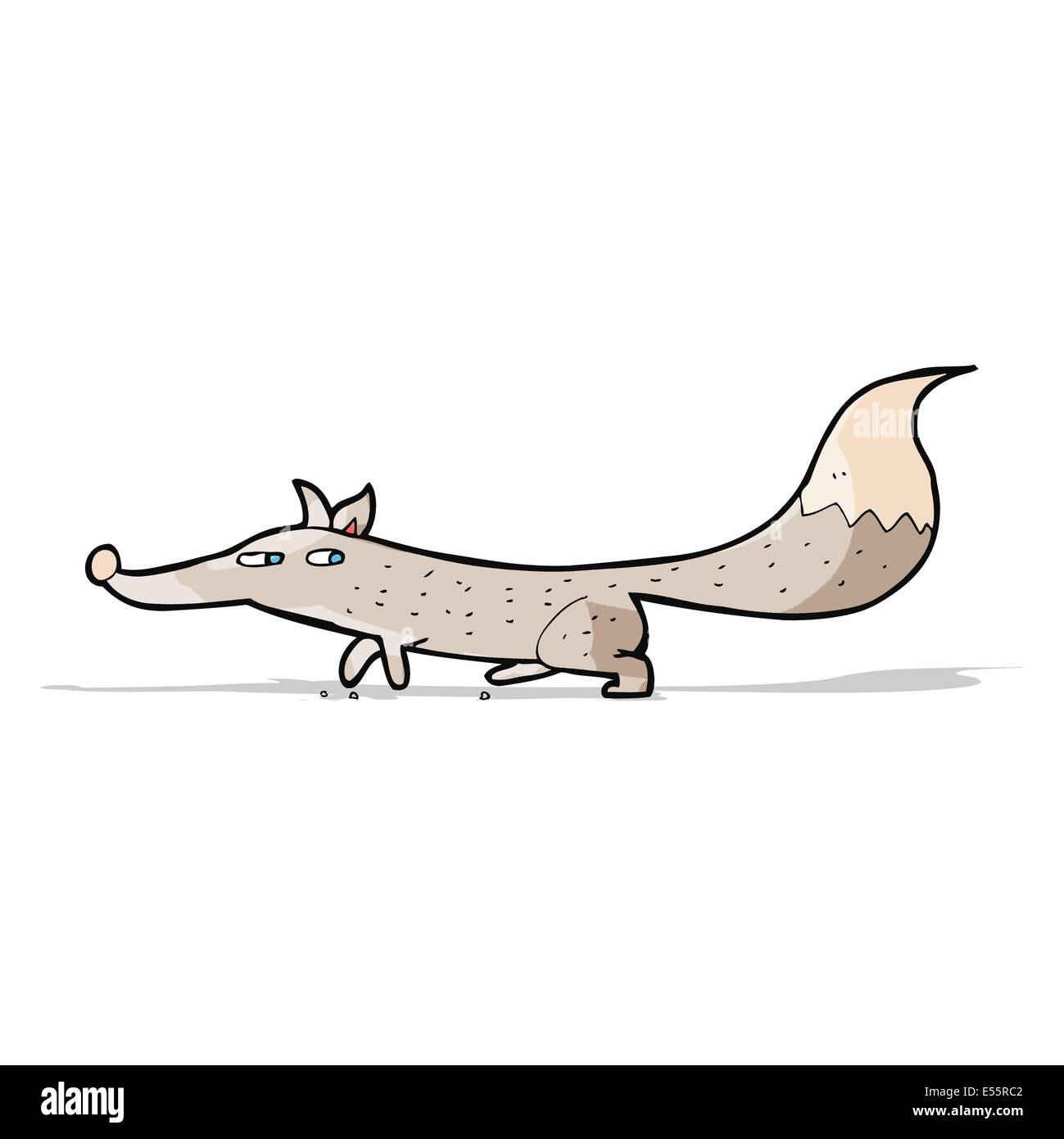 cartoon little wolf Stock Vector Image & Art - Alamy