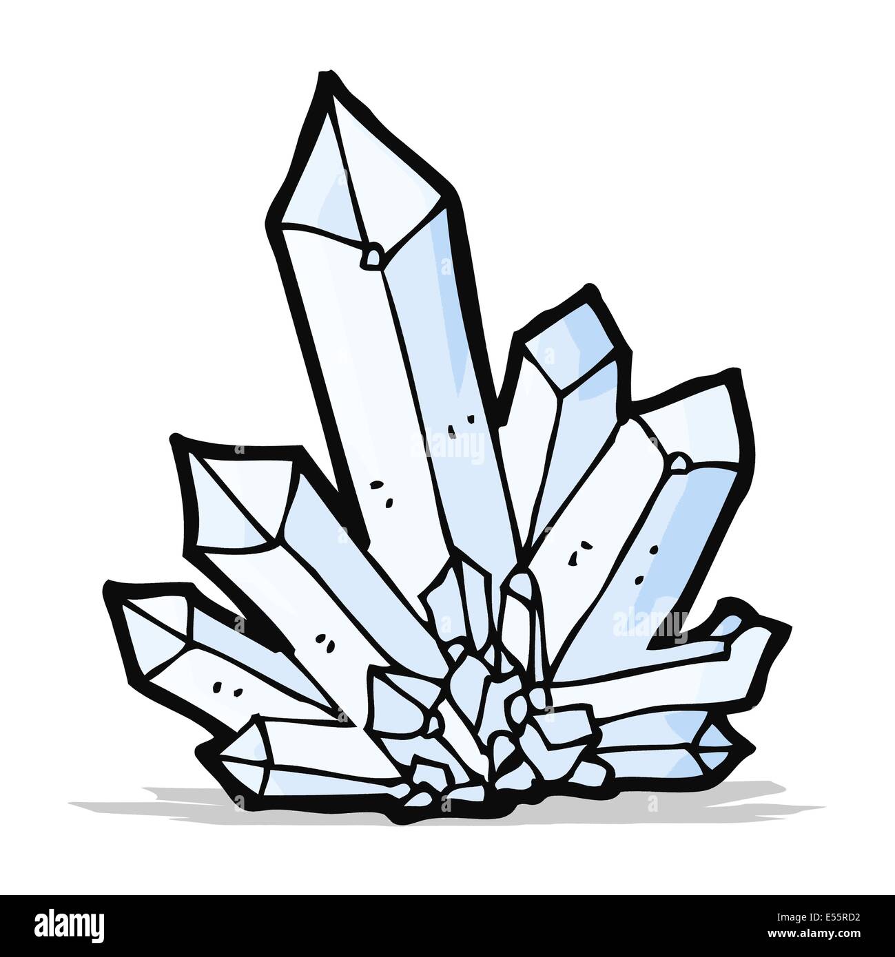 Cartoon crystals Cut Out Stock Images & Pictures - Alamy