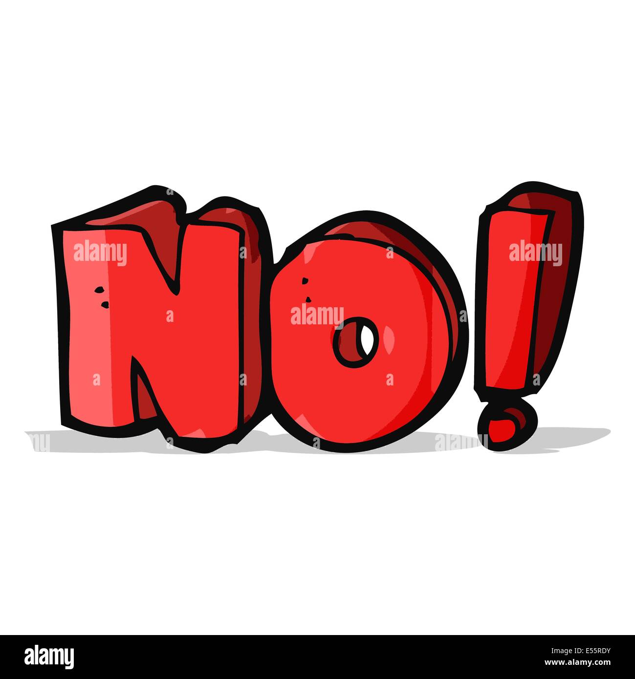 cartoon no symbol Stock Vector Image & Art - Alamy