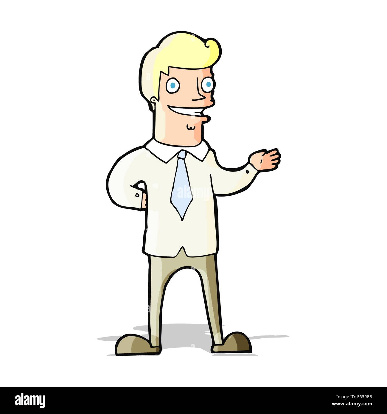 Traditional salesman Stock Vector Images - Alamy