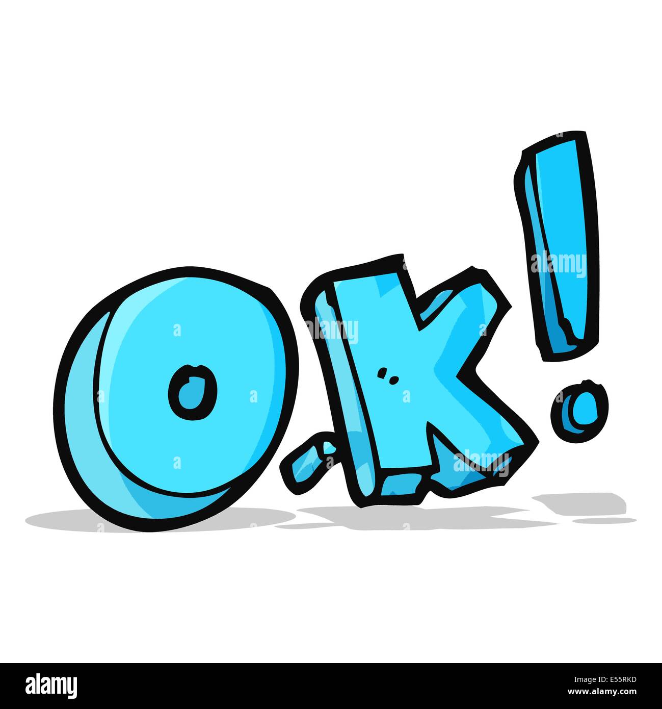 cartoon OK symbol Stock Vector Image & Art - Alamy