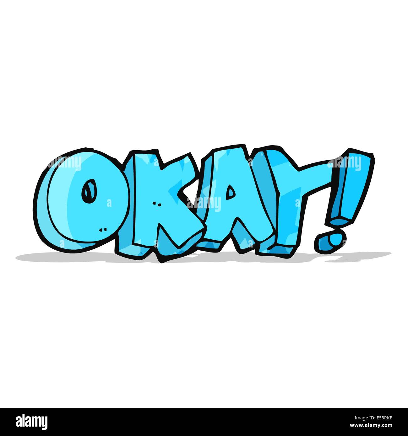 cartoon okay sign Stock Vector Image & Art - Alamy