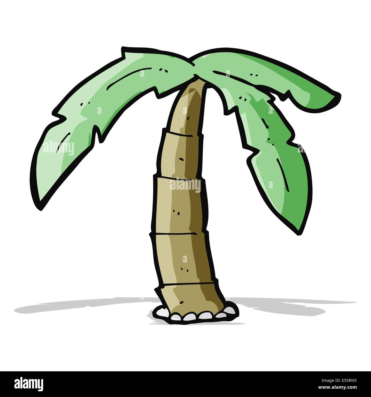 cartoon palm tree Stock Vector Image & Art - Alamy