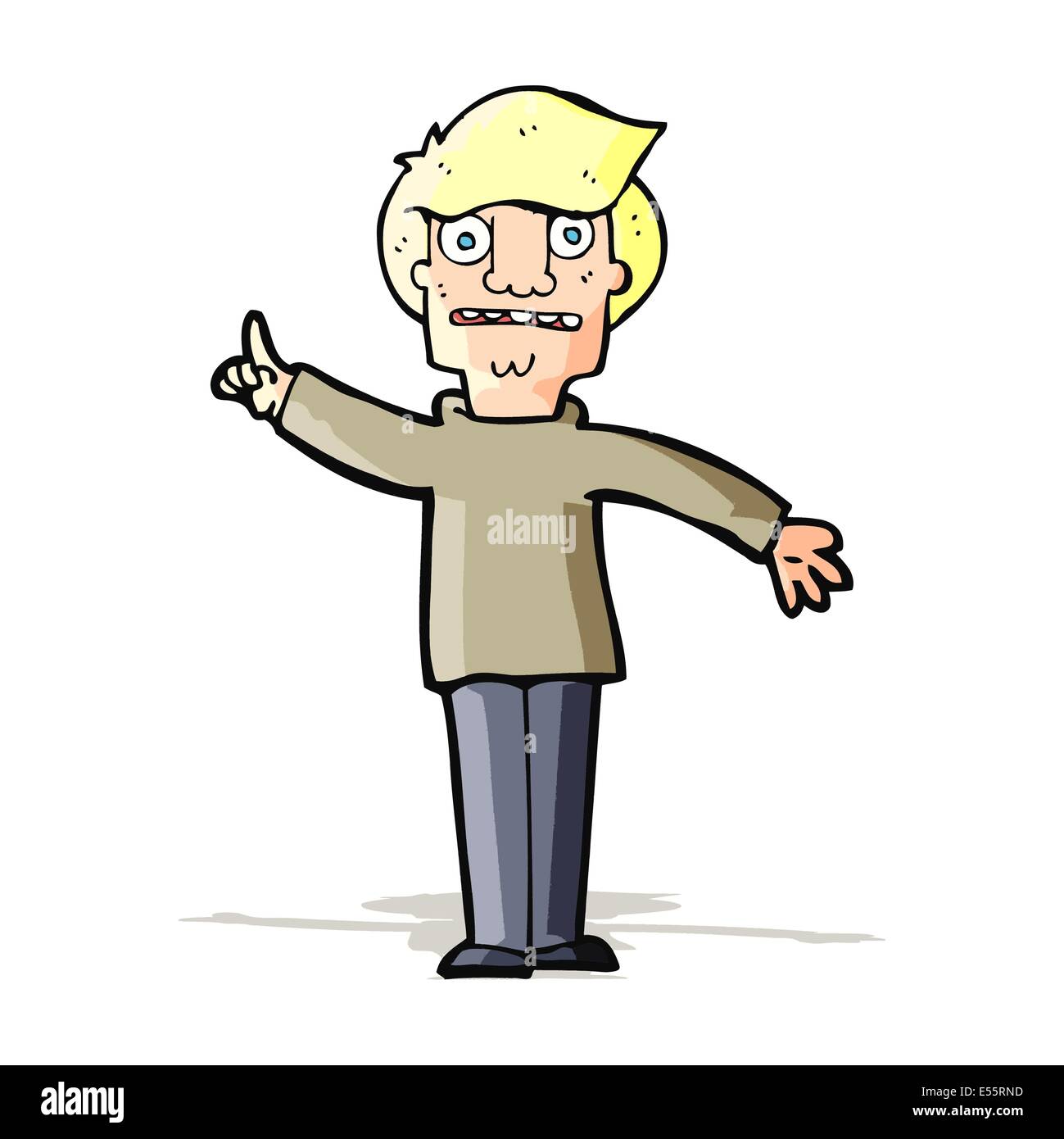 cartoon man asking question Stock Vector Image & Art - Alamy