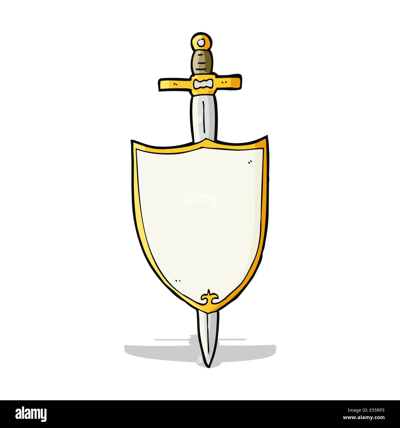 cartoon heraldic shield Stock Vector Image & Art - Alamy