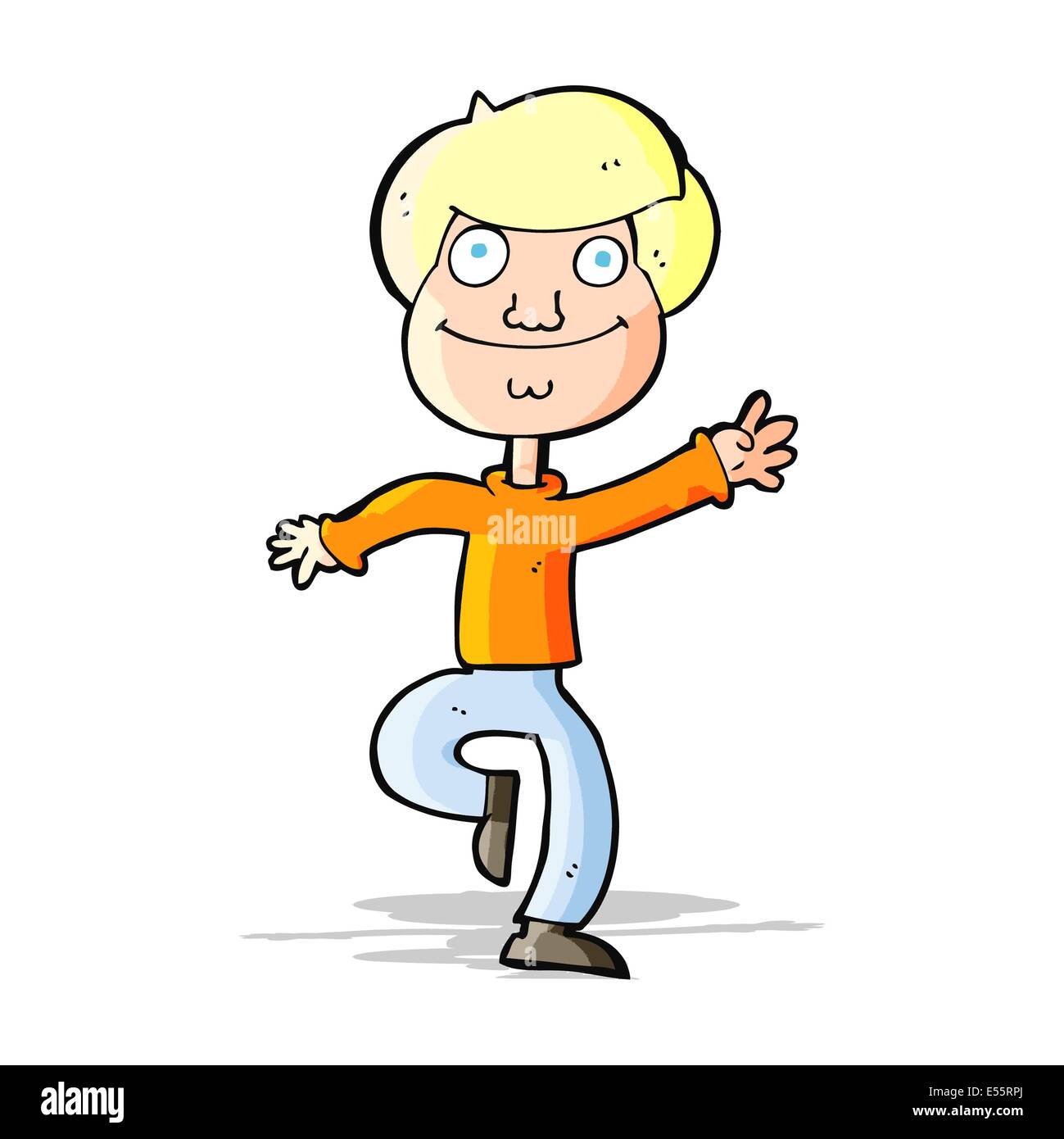 cartoon dancing man Stock Vector Image & Art - Alamy