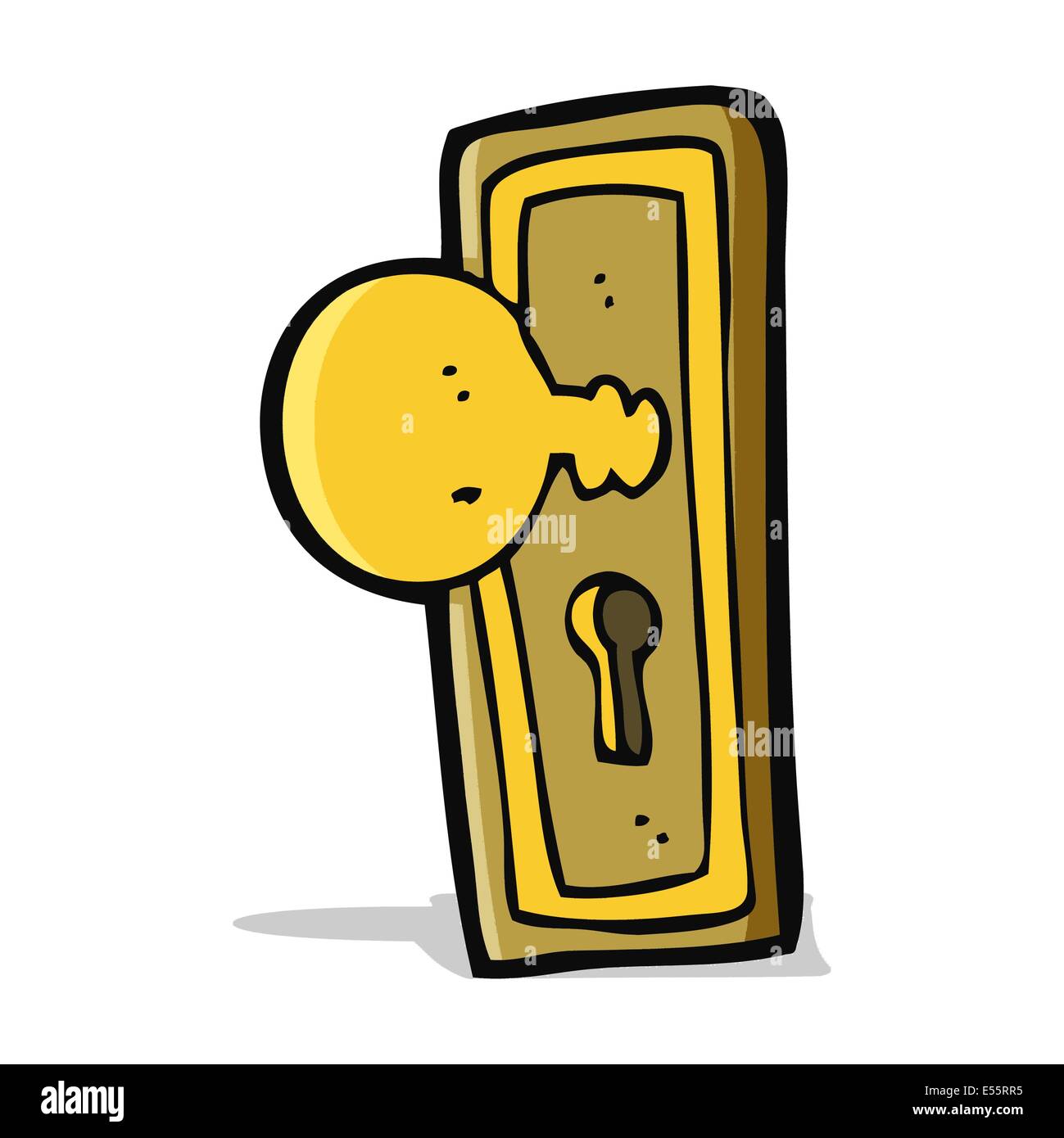 cartoon door knob Stock Vector Image & Art - Alamy