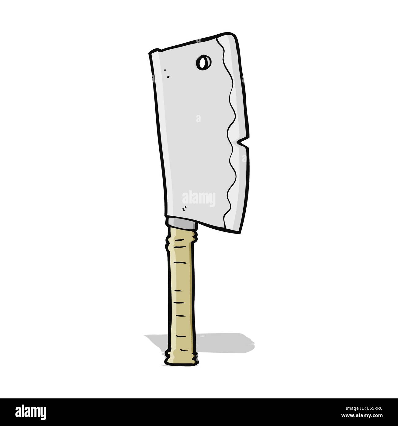 cartoon meat cleaver Stock Vector Image & Art - Alamy