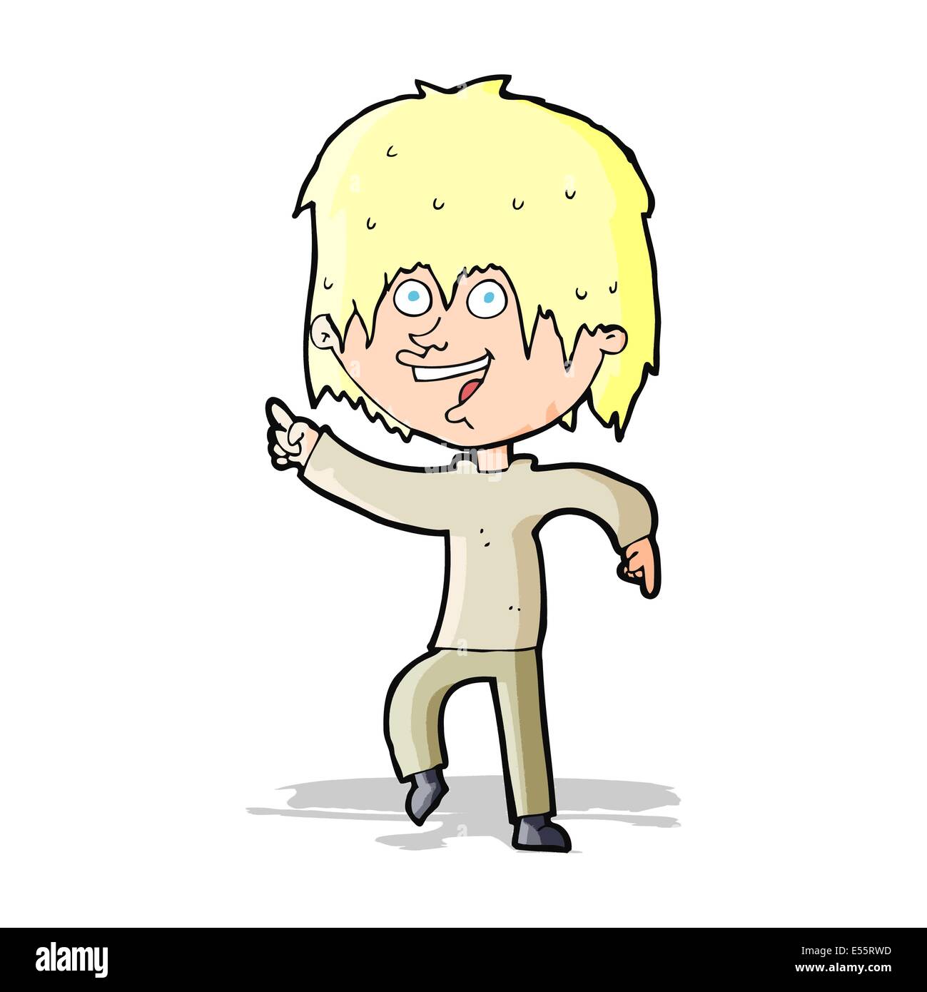 cartoon happy boy Stock Vector Image & Art - Alamy
