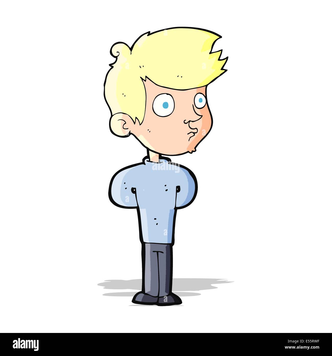 cartoon boy staring Stock Vector Image & Art - Alamy