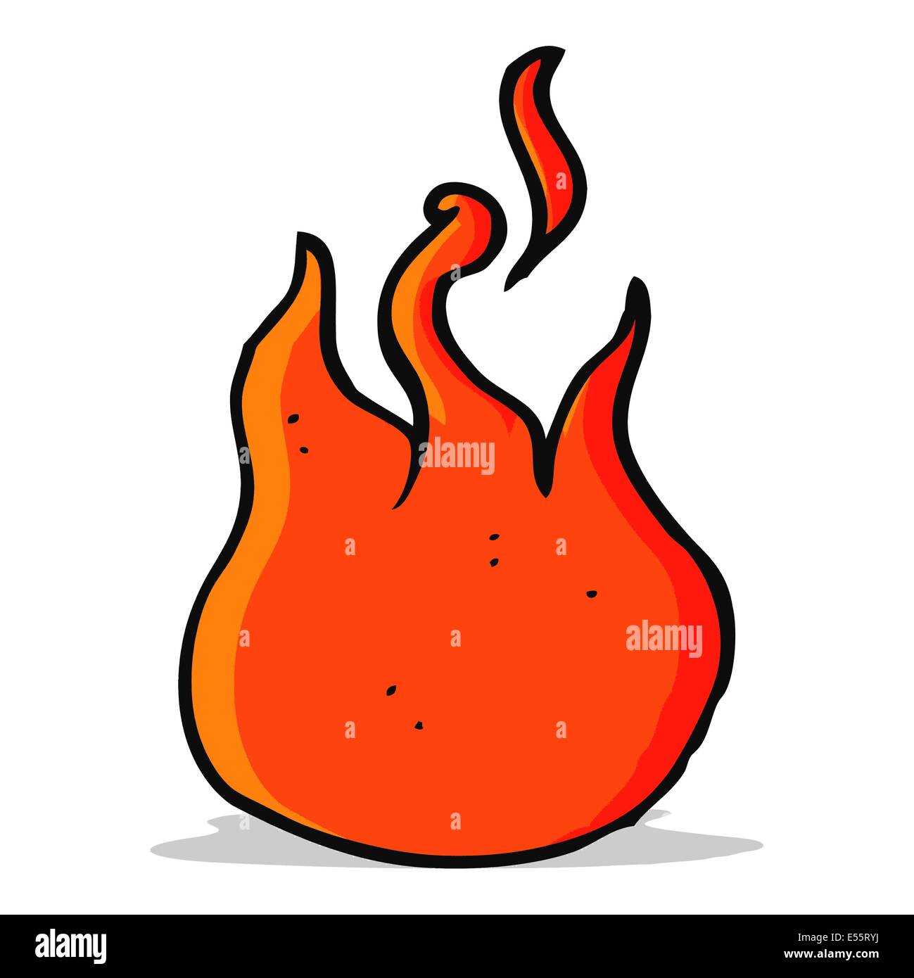 cartoon flame symbol Stock Vector Image & Art - Alamy