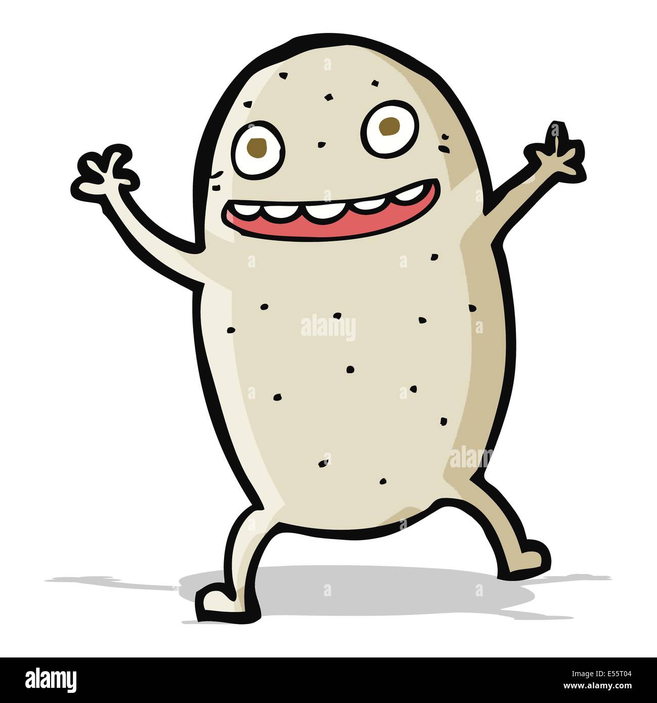 cartoon happy potato Stock Vector Image & Art - Alamy