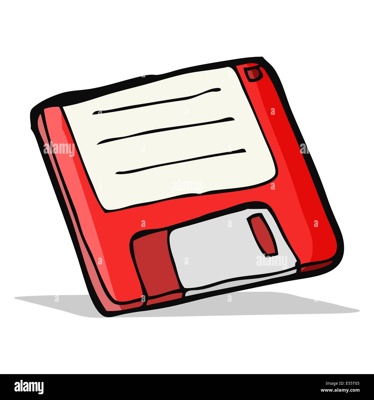 cartoon old computer disk Stock Vector Image & Art - Alamy