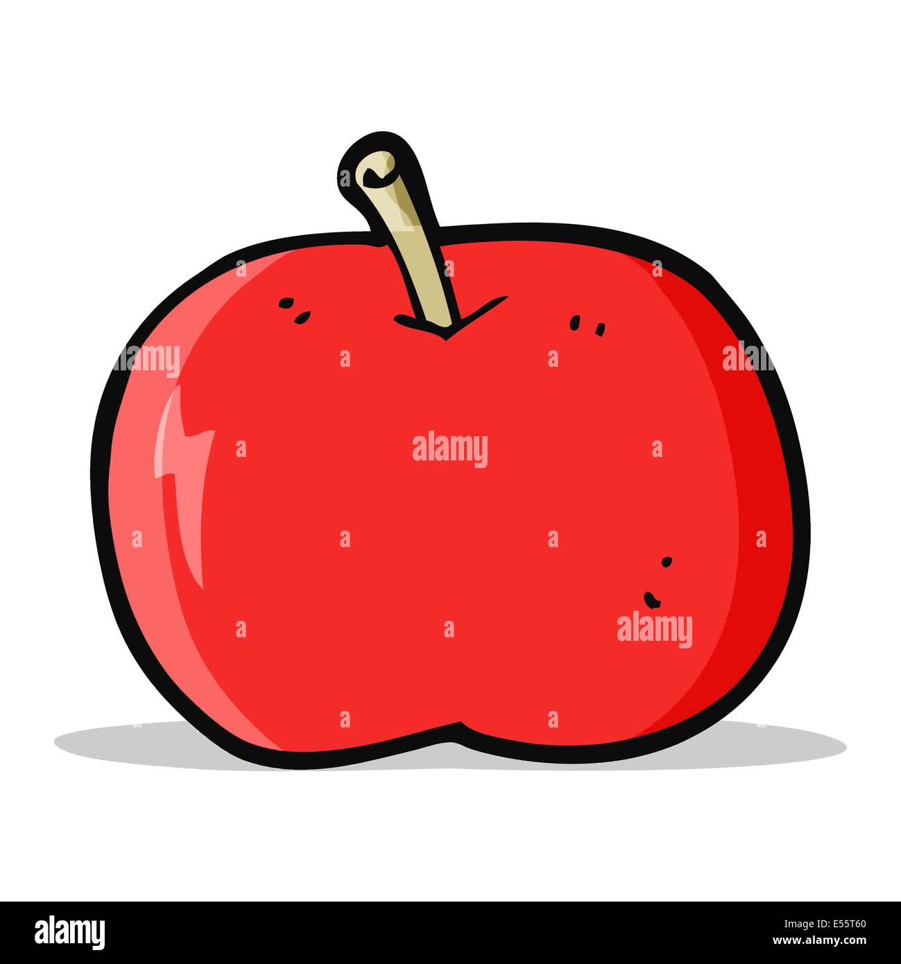 cartoon shiny apple Stock Vector Image & Art - Alamy